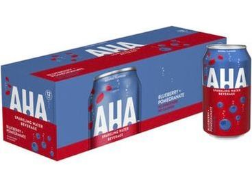 AHA - Blueberry + Pomegranate Sparkling Water - 12 x 355ml — Miller & Bean Coffee Company