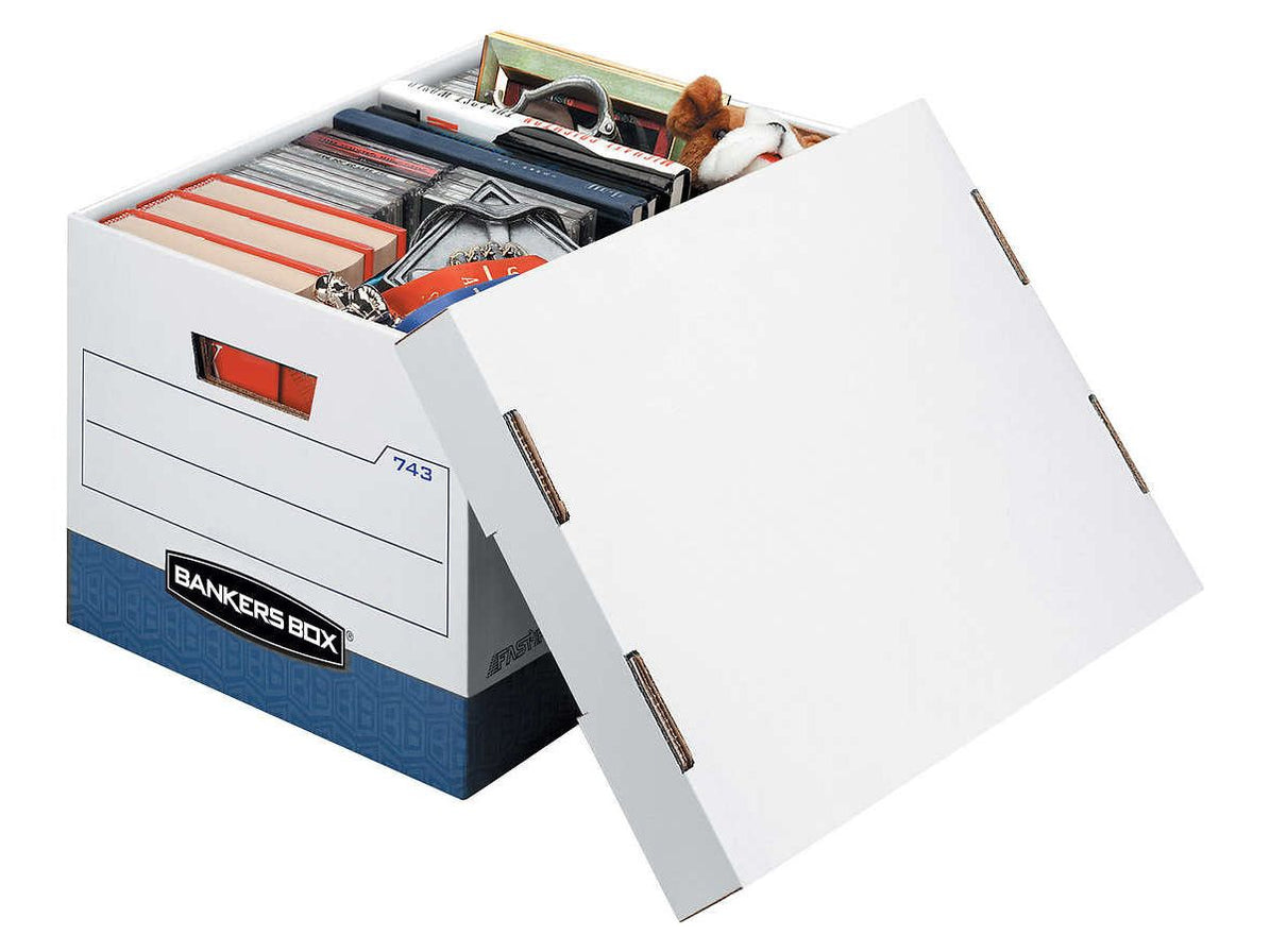 Fellowes Bankers Box - Heavy-duty - Letter/Legal Records Storage Boxes ...