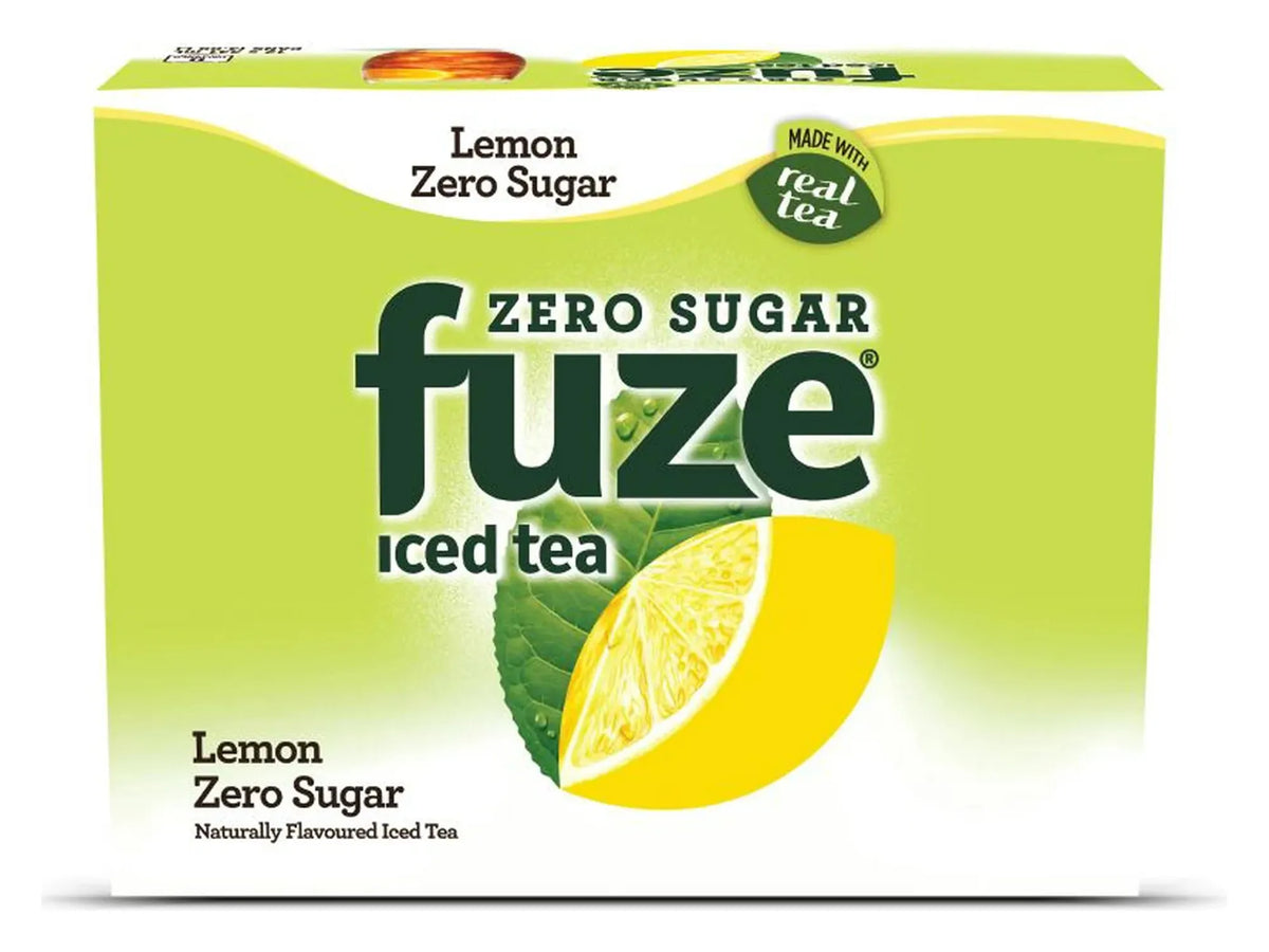 Fuze - Iced Tea Lemon Zero - 12 x 341ml Can — Miller & Bean Coffee Company