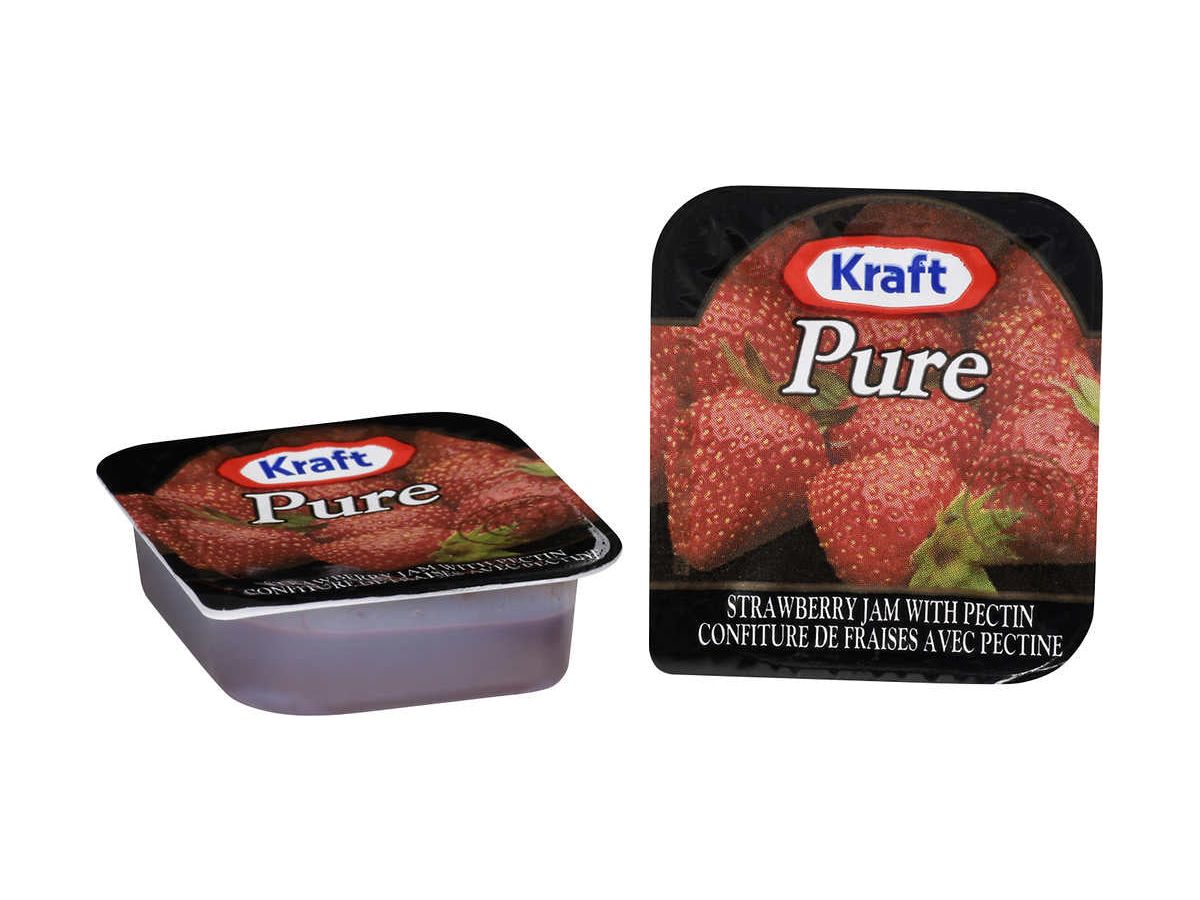 Kraft Pure Strawberry Jam - 200 x 16ml — Miller & Bean Coffee Company
