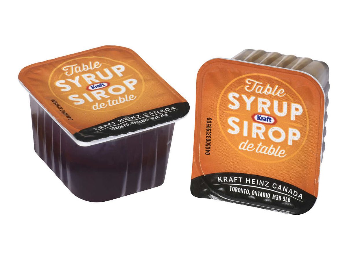 Kraft Table Syrup - 80 x 43ml — Miller & Bean Coffee Company