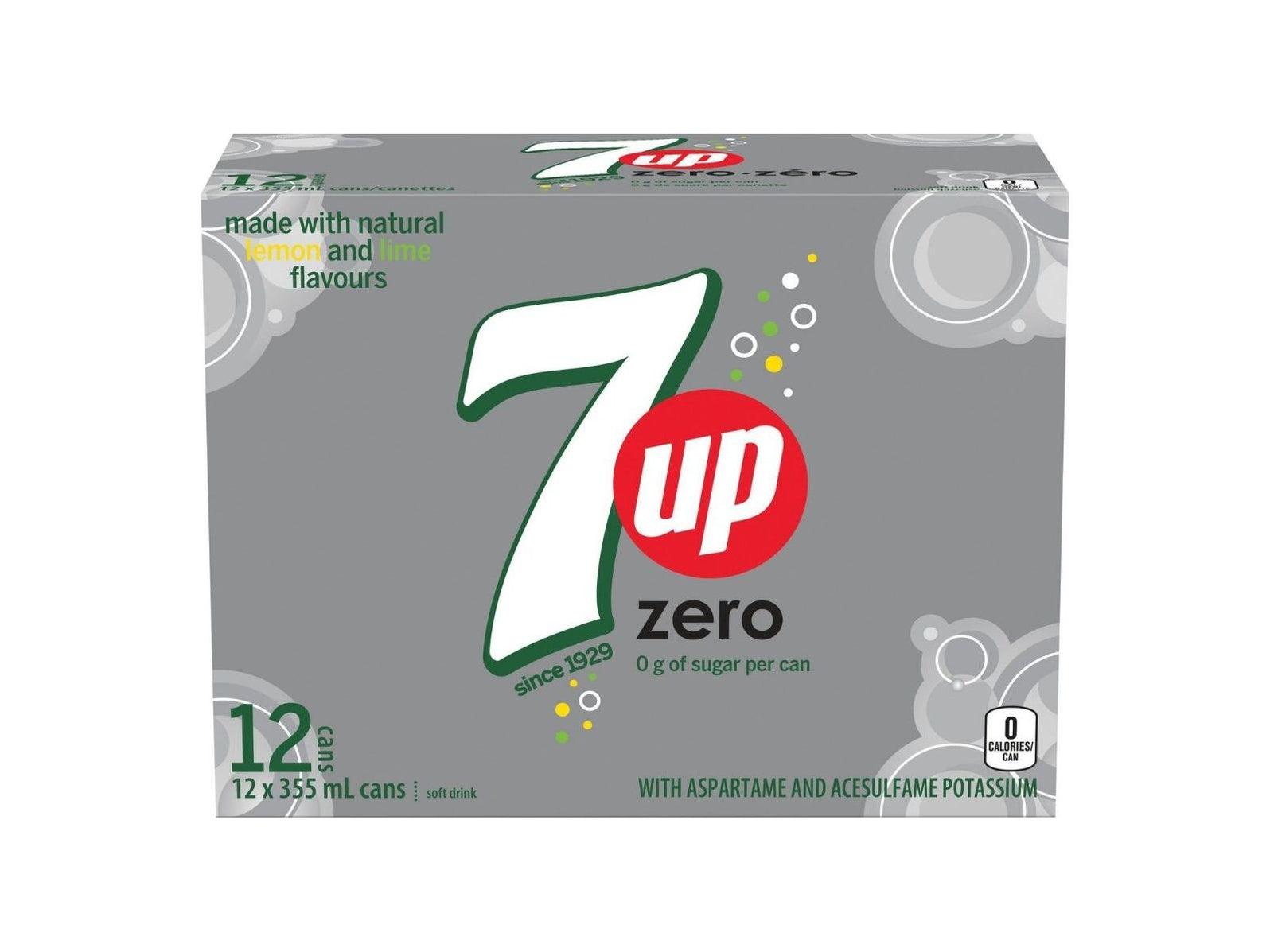 7UP Zero 12 x 355ml Can — Miller & Bean Coffee Company