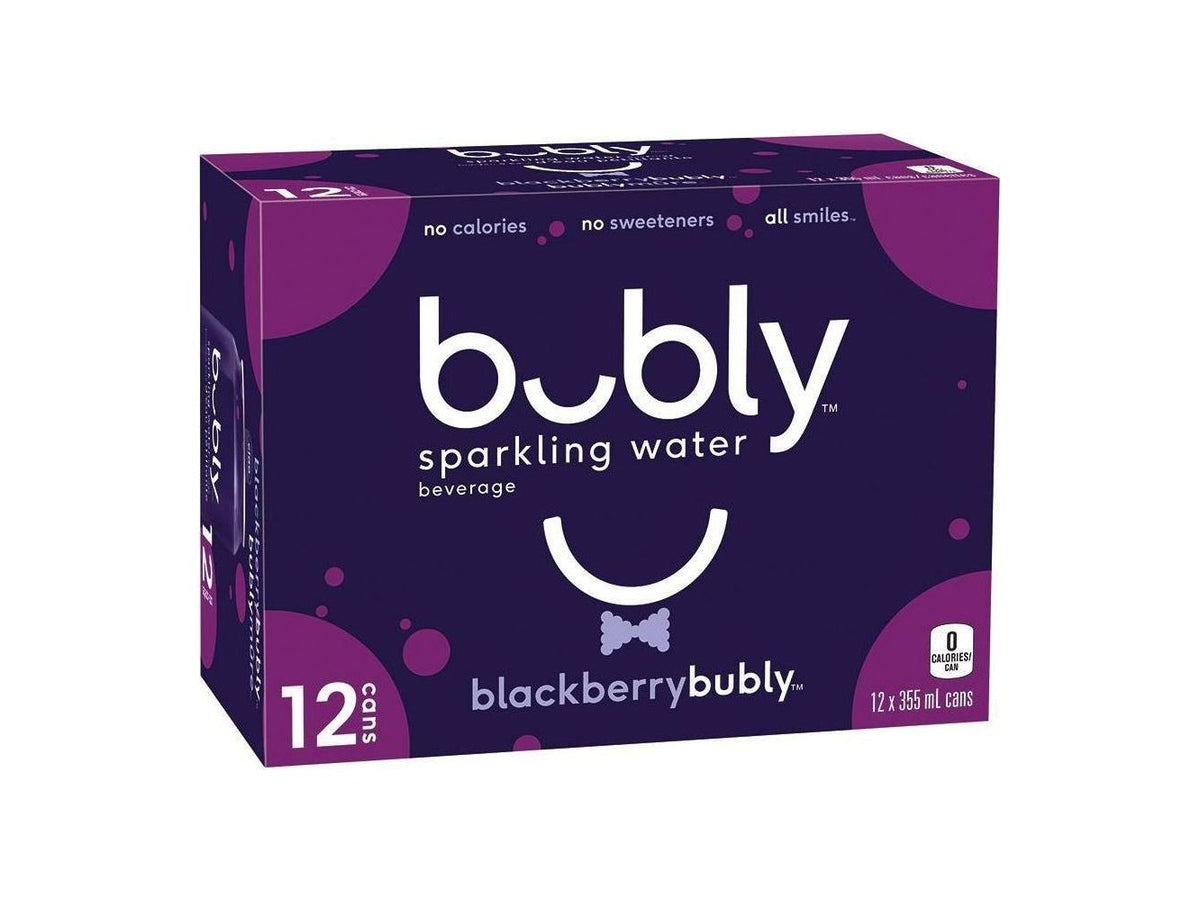Bubly - Blackberry Sparkling - 12 x 355ml — Miller & Bean Coffee Company