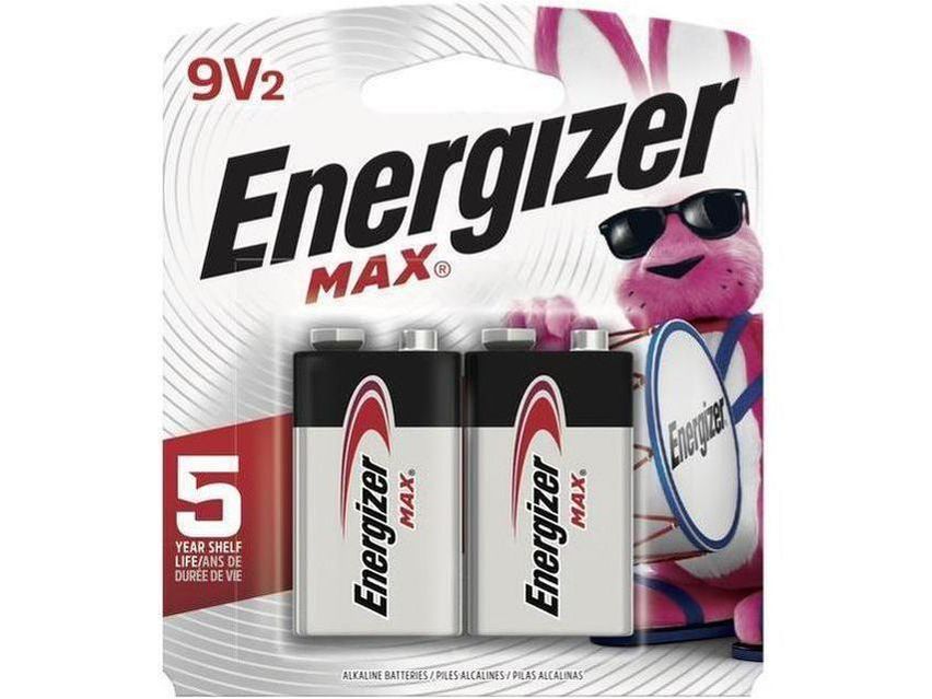 Energizer MAX - 9 Volt - Alkaline Batteries - 2 Pack — Miller & Bean ...