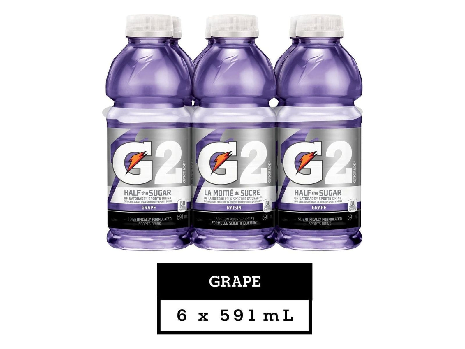 Gatorade G2 Grape Sports Drink - 6 x 591ml — Miller & Bean Coffee Company