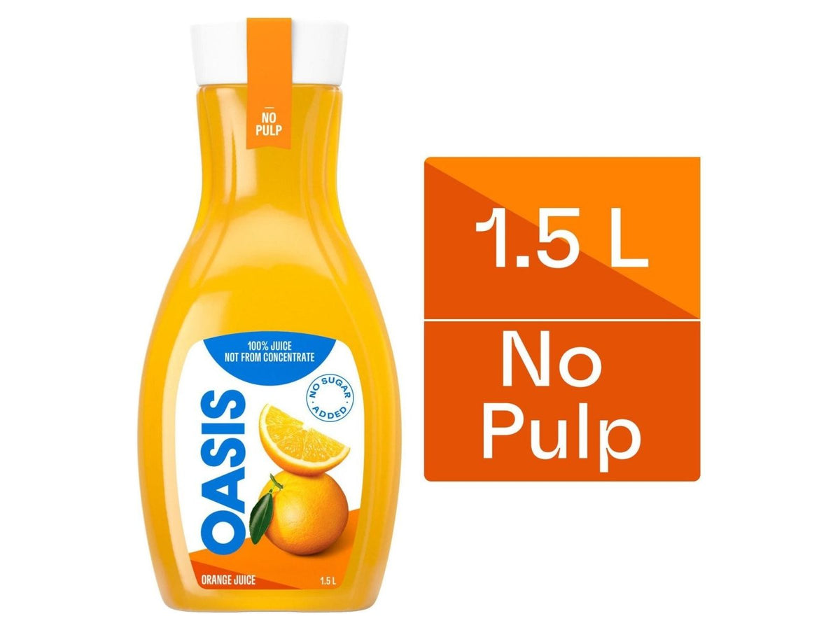 Oasis Orange Juice 1.5 litre Jug — Miller & Bean Coffee Company