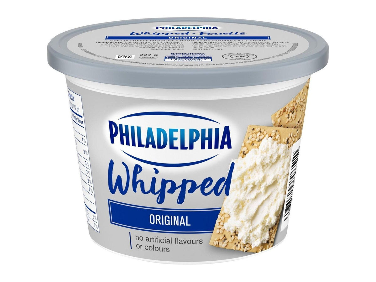 Philadelphia Whipped Original Cream Cheese 227g — Miller & Bean Coffee ...