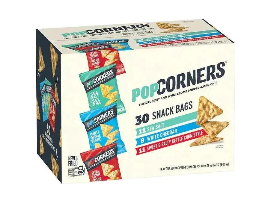 PopCorners Popcorn Chips Variety Pack - 30 x 28g — Miller & Bean Coffee ...
