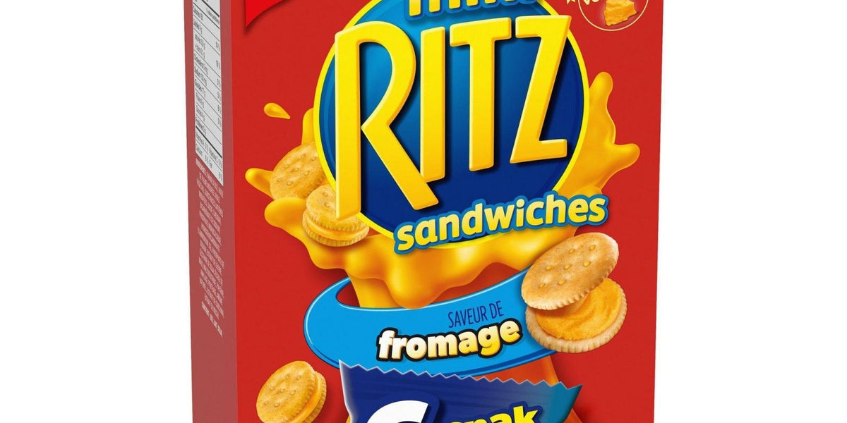 Ritz Mini Bits Cheese Flavoured Sandwiches 6 x 30g — Miller & Bean ...