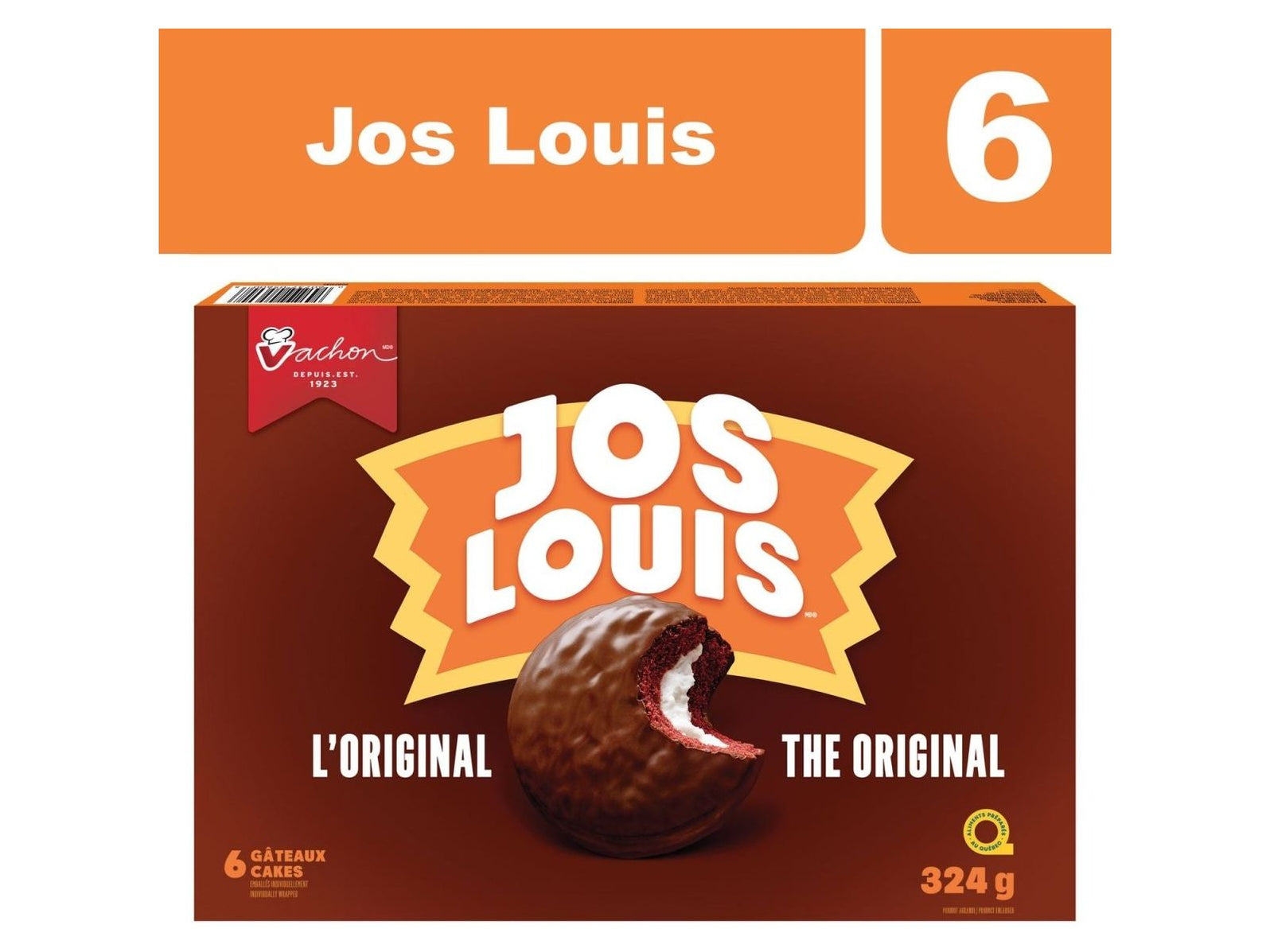 Vachon Jos Louis Cream-Filled Chocolate The Original Cakes — Miller ...